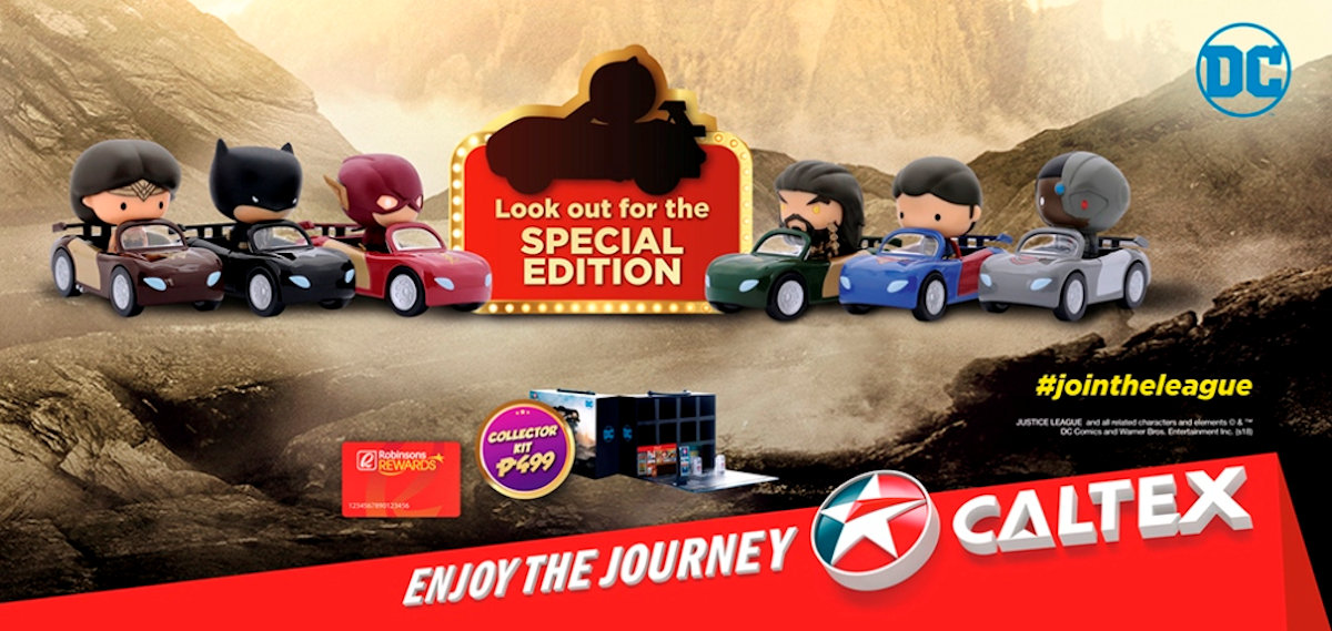 Caltex Philippines Now Offering Justice League Collectible Toy Cars ...