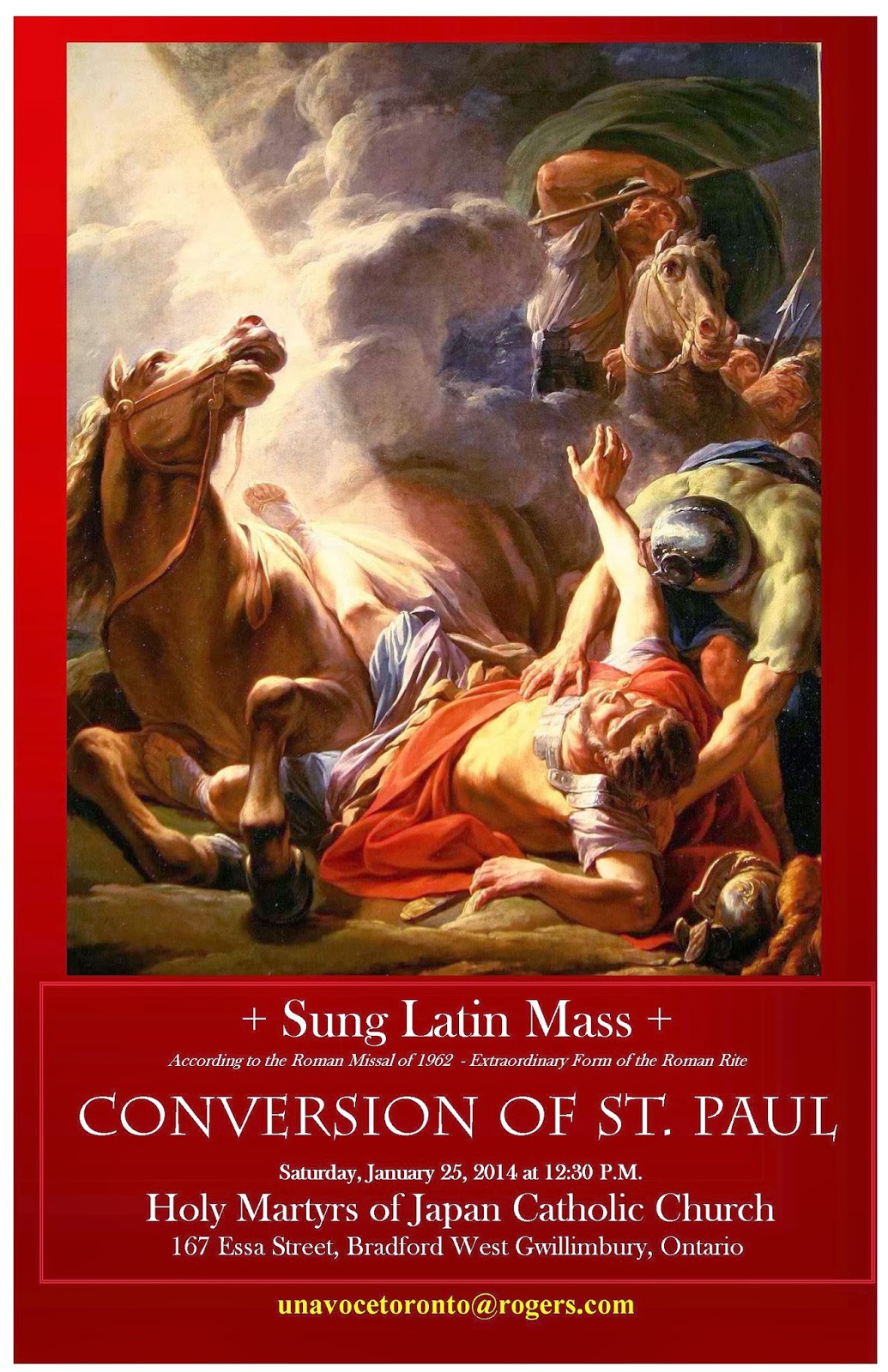 + Toronto Traditional Mass Society + : Traditional Mass - Conversion of ...