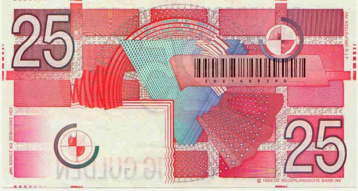 People and Logo: Is Lebanese currency designed after the 25 Guilders note?