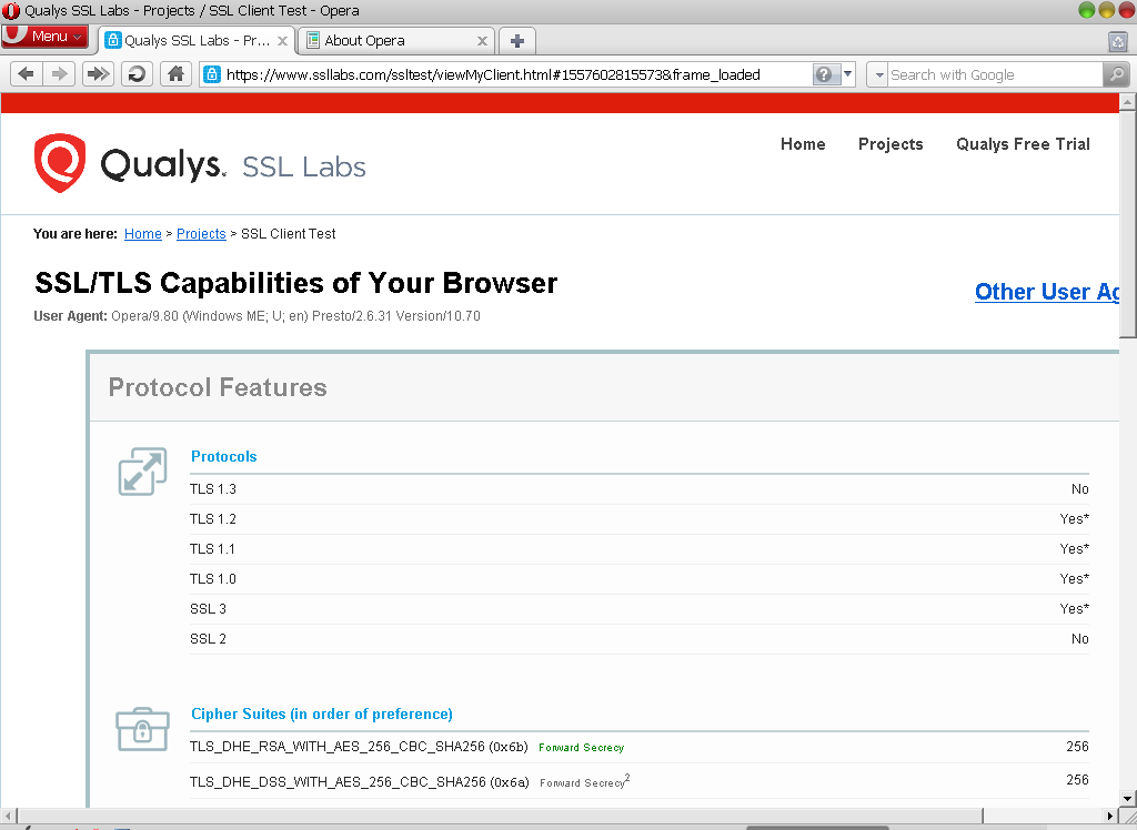 Opera 10.70 for Windows 95/NT 4.0 | Operating System Revival