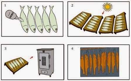 Proses Pengasapan Ikan