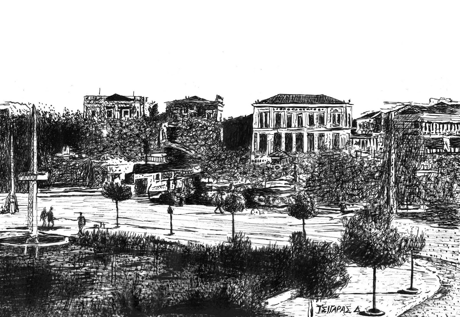 Τρικαλα ...τοτε και τωρα... του Δημητρη Τσιγαρα: ΤΑ ΝΕΟΚΛΑΣΙΚΑ ΚΤΙΣΜΑΤΑ