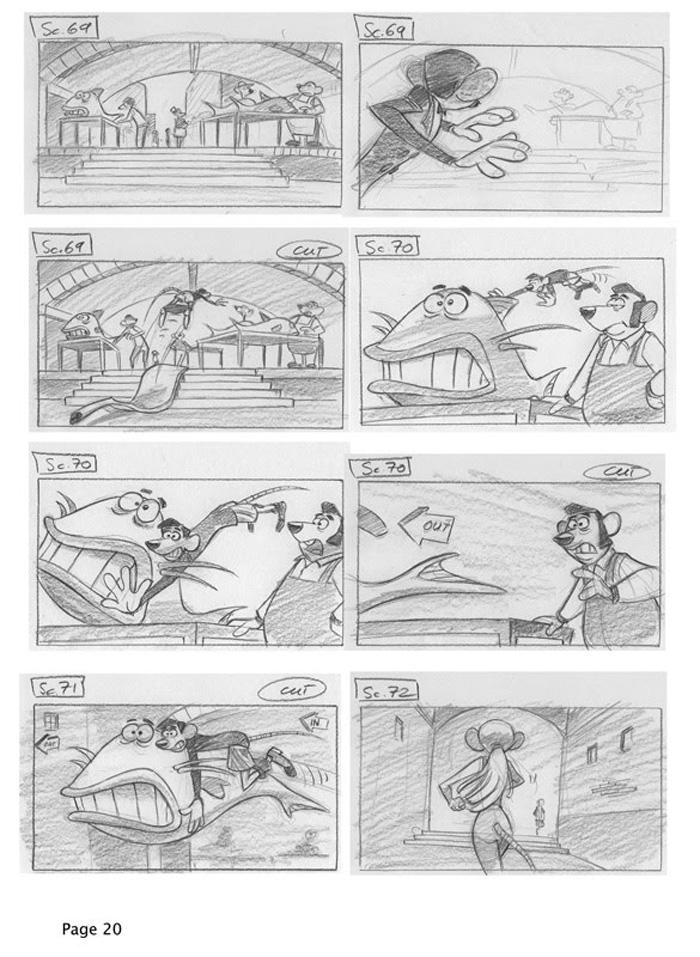 Living Lines Library: Flushed Away (2006) - Storyboards