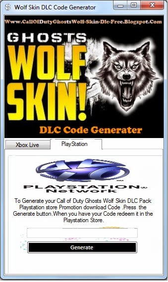Get Call of Duty Ghosts: Wolf Skin DLC Redeem Code Free For PlayStation ...