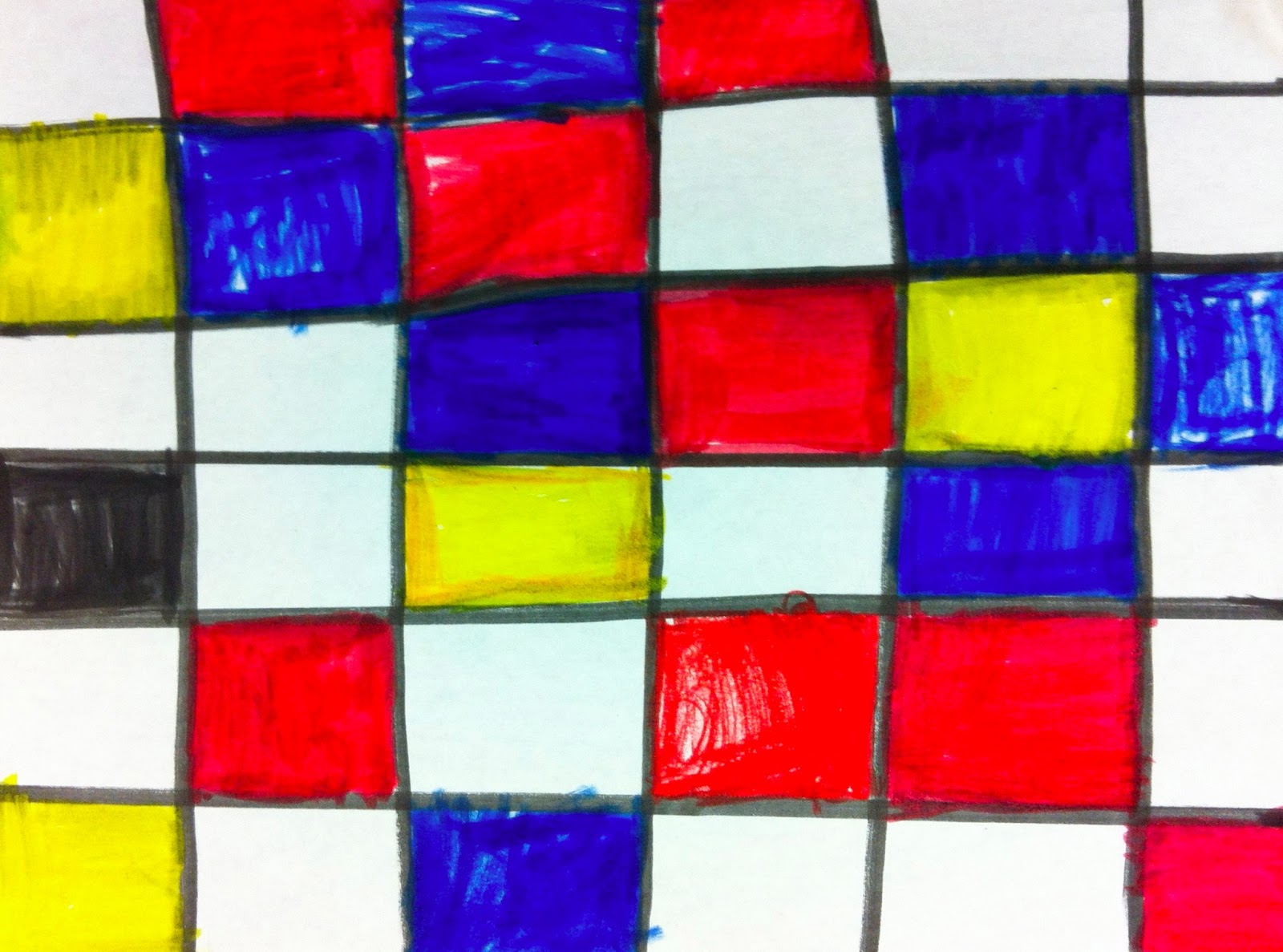 The Art Studio at Cooper Dual Language Academy: Mondrian's Primary ...