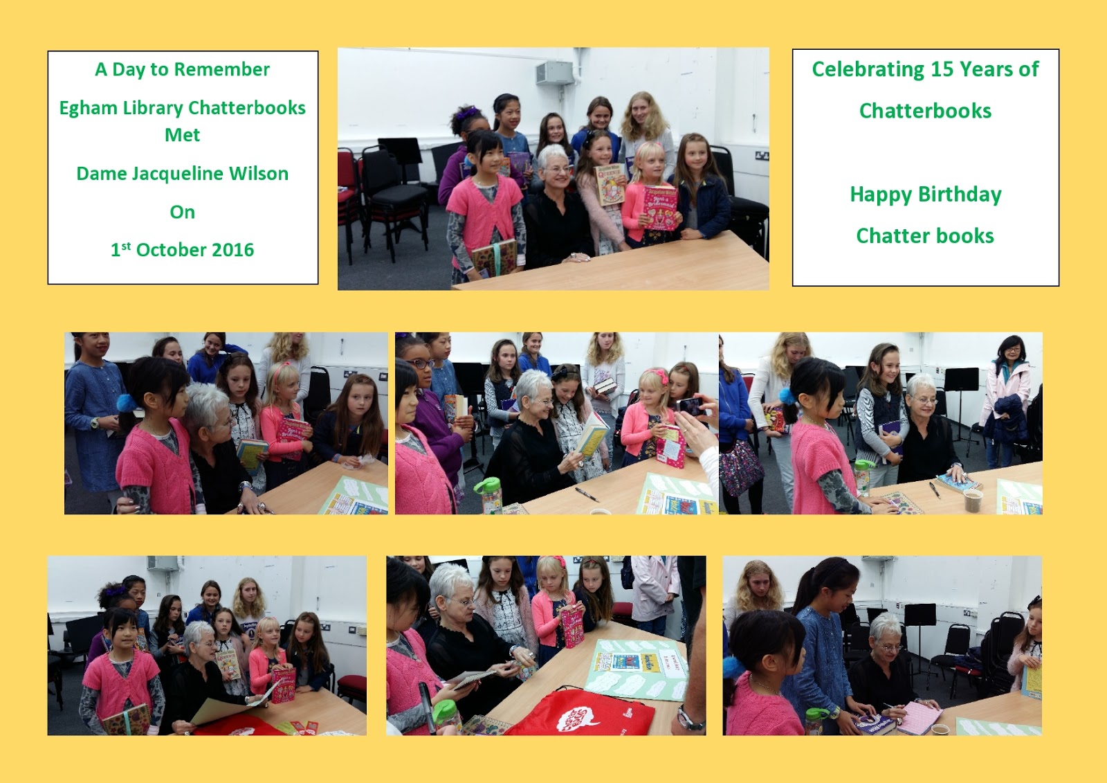 Surrey Libraries' Chatterbooks: A Day to Remember... Egham Chatterbooks ...