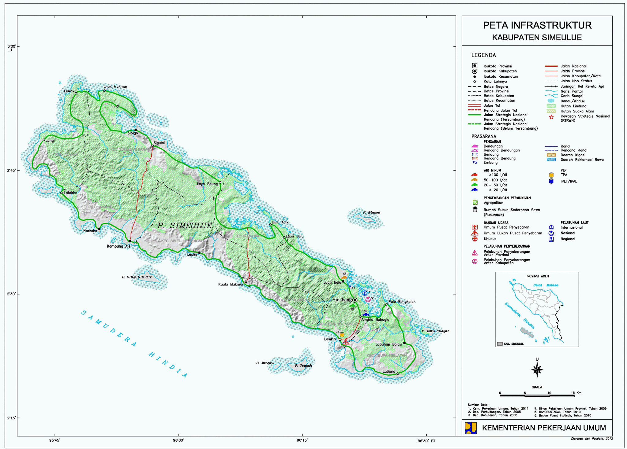 Peta Kabupaten Simeulue