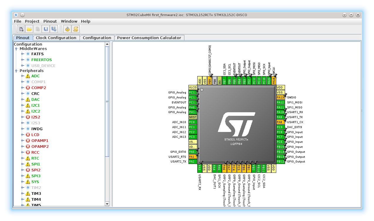 Embedded Den: First steps with stm32l152c-discovery. Environment.
