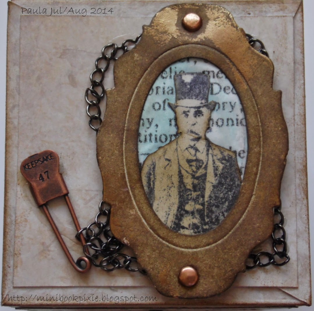 Mini Book Pixie: Album/Box decorate Tim Holtz Style