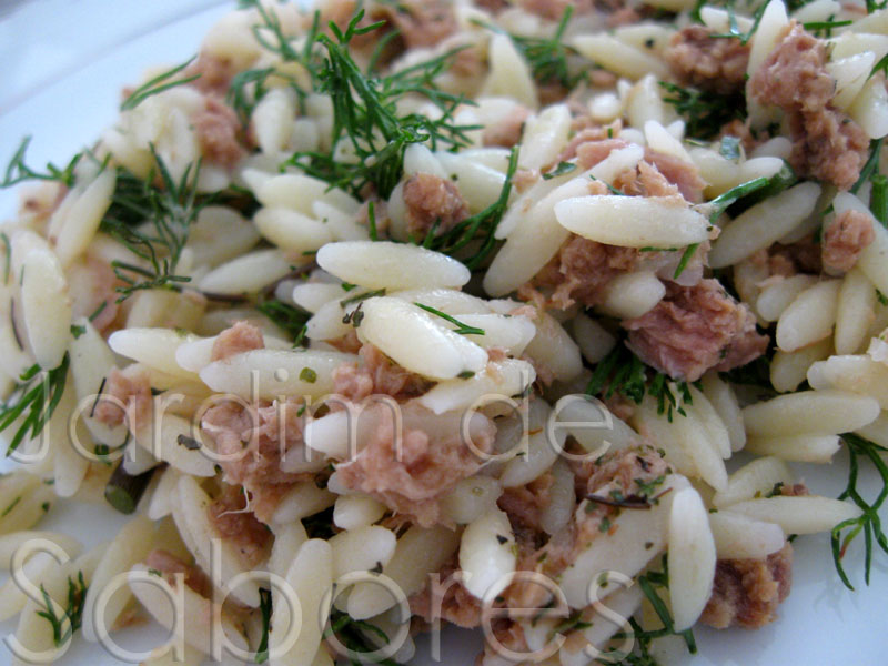 Jardim de Sabores: Salada de Massa Pevide com Atum e Endro