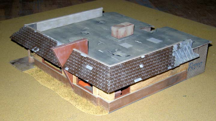 Irishserb's Miniatures Adventure: 28mm Post-Apoc Diner and Billboard Update