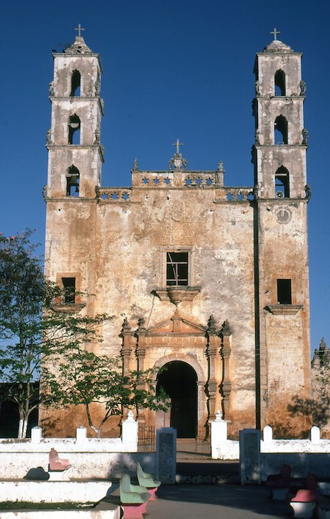 colonialmexico: Yucatan then and now: San Antonio Chemax