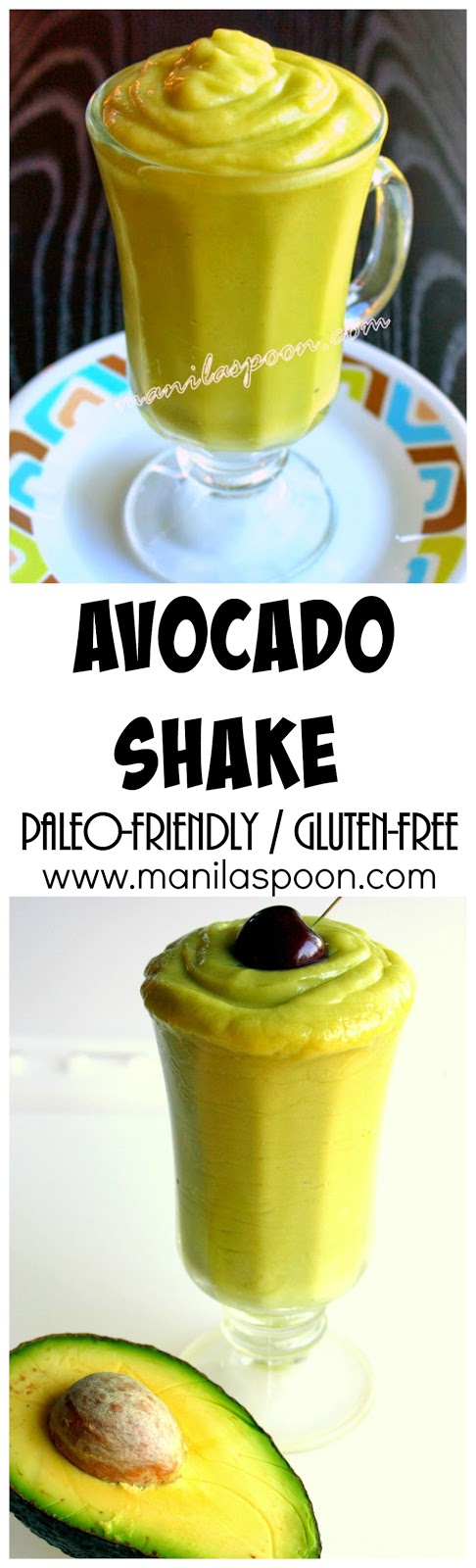 Avocado Shake or Smoothie - Manila Spoon