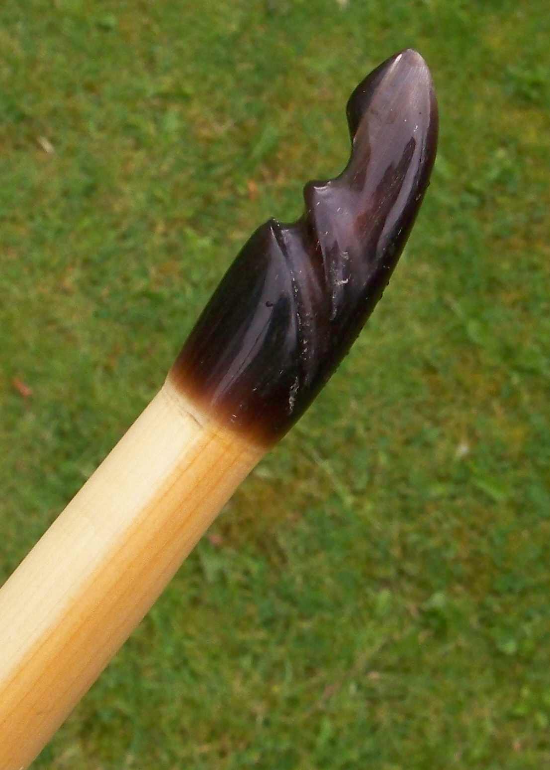 Bowyer's Diary: Nocks, String and Shooting in.