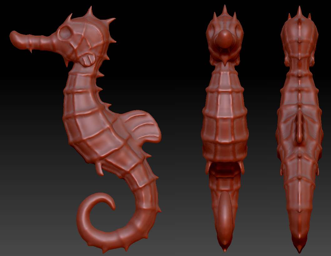 Roughan Models: Summer Creations [ZBrush/Maya]