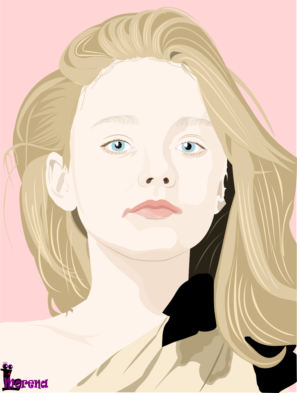 Cartoon Pictures of Dakota Fanning