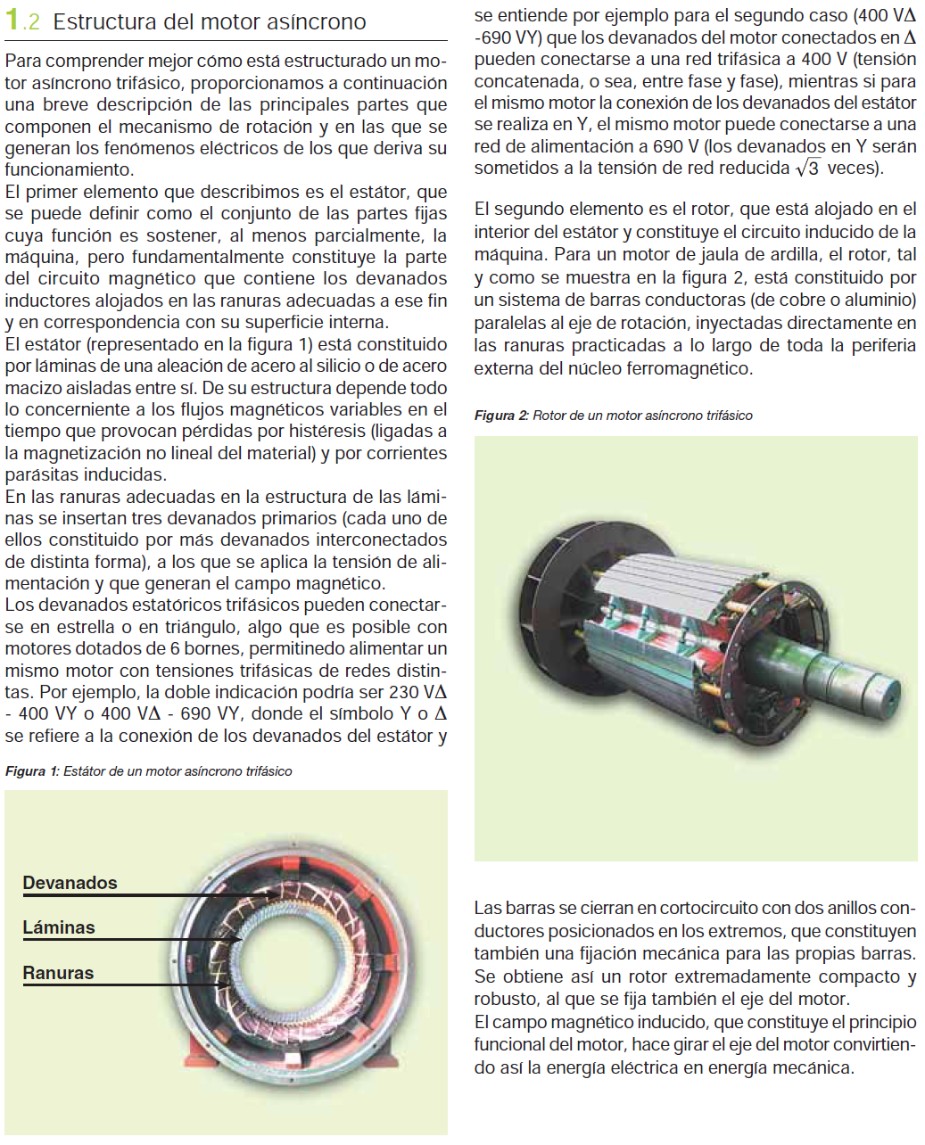 ELECTRICOSAFICIONADOS.SENA: EL MOTOR ASINCRONO TRIFASICO GENERALIDADES