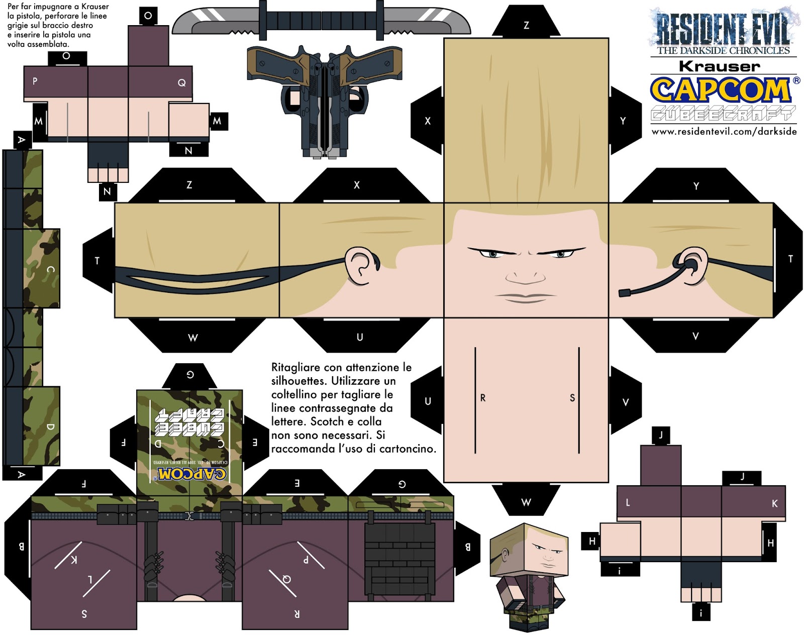 Resident Evil World: PAPERCRAFT