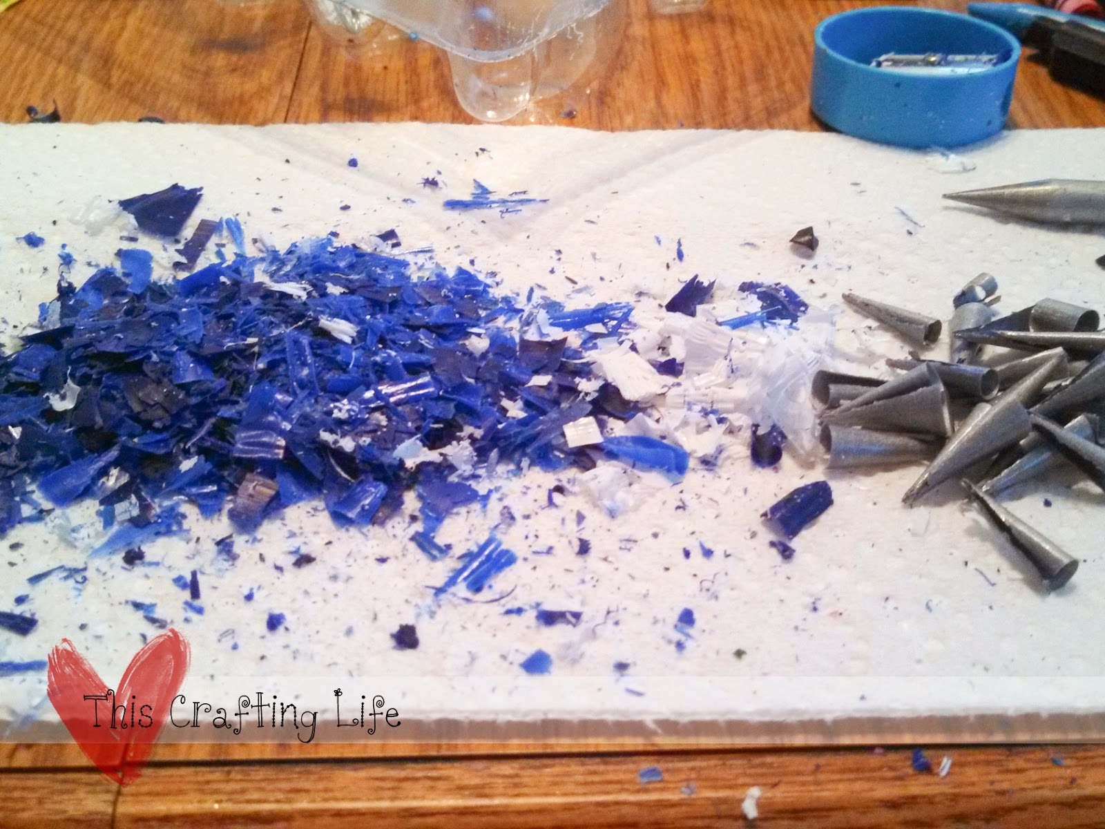 This Crafting Life: Christmas Wax Ornaments