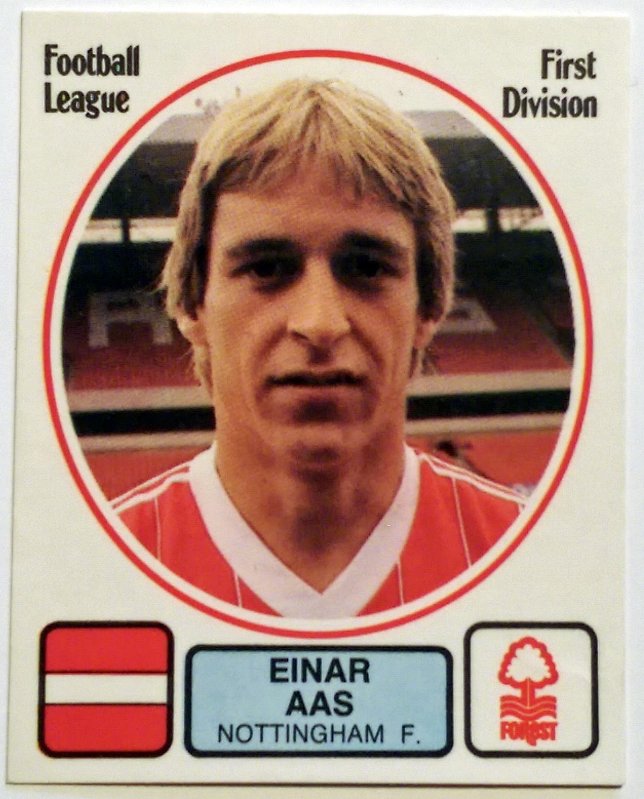 NFFC Cards & Stickers: Panini Football 82 Einar Aas