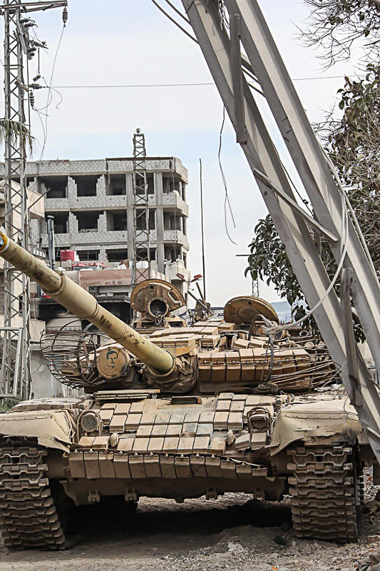 Historia y tecnología militar: T-72 en Siria (vídeo y foto)