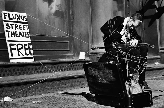 El arte como arte: ARTE DE ACCIÓN: HAPPENING-PERFORMANCE-FLUXUS