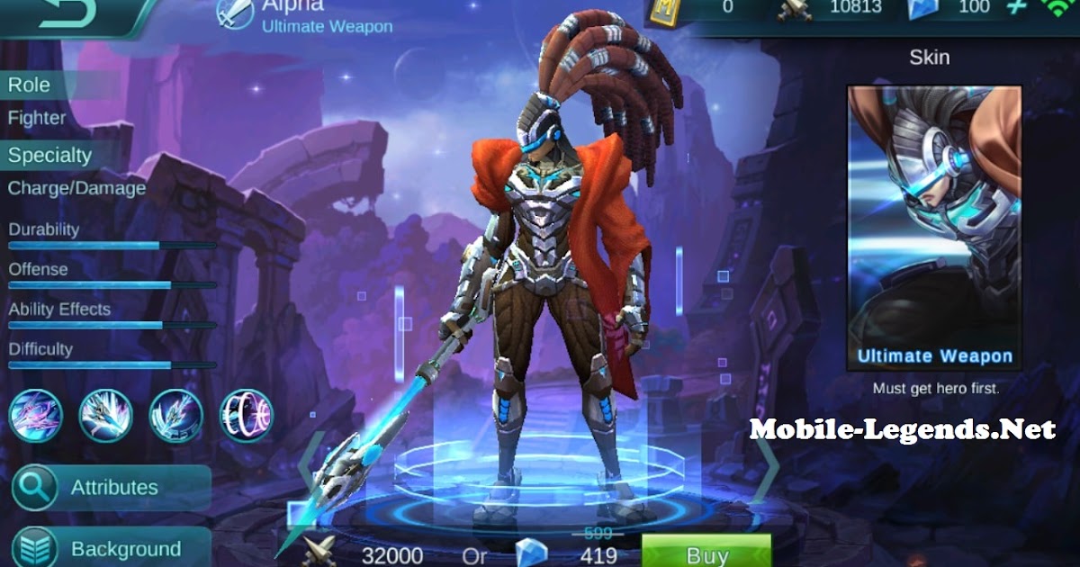 MOBILE LEGENDS CHARACTERS: ALPHA (MOBILE LEGENDS)