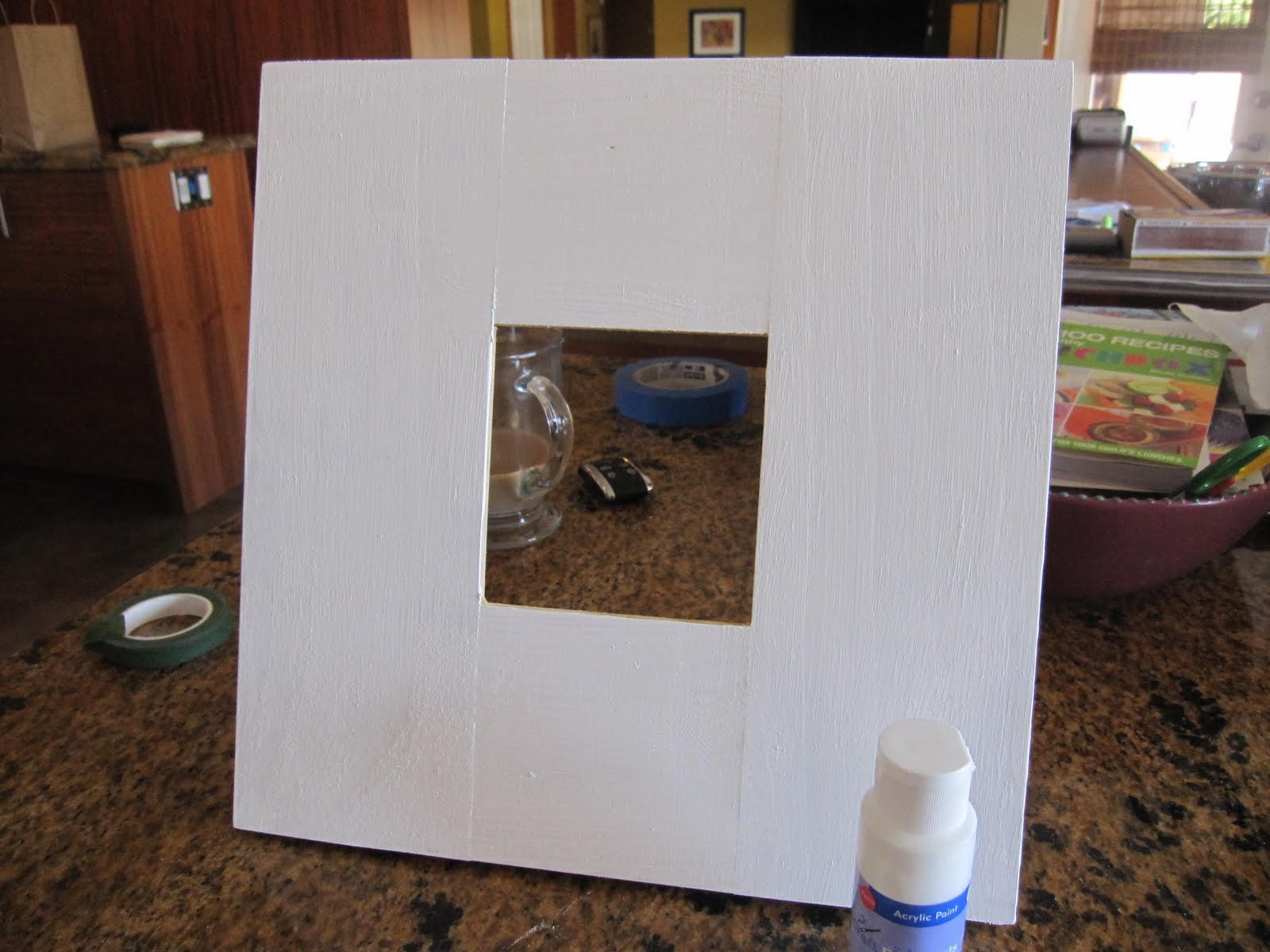 Sara vs. Sarah: Painted Stripes Picture Frame Tutorial