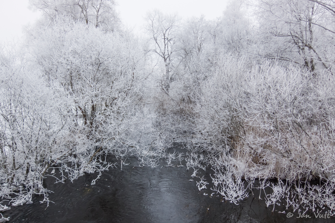 Jan Vutt fotogalerii: Talvine ilm Pärnu jõe ääres.