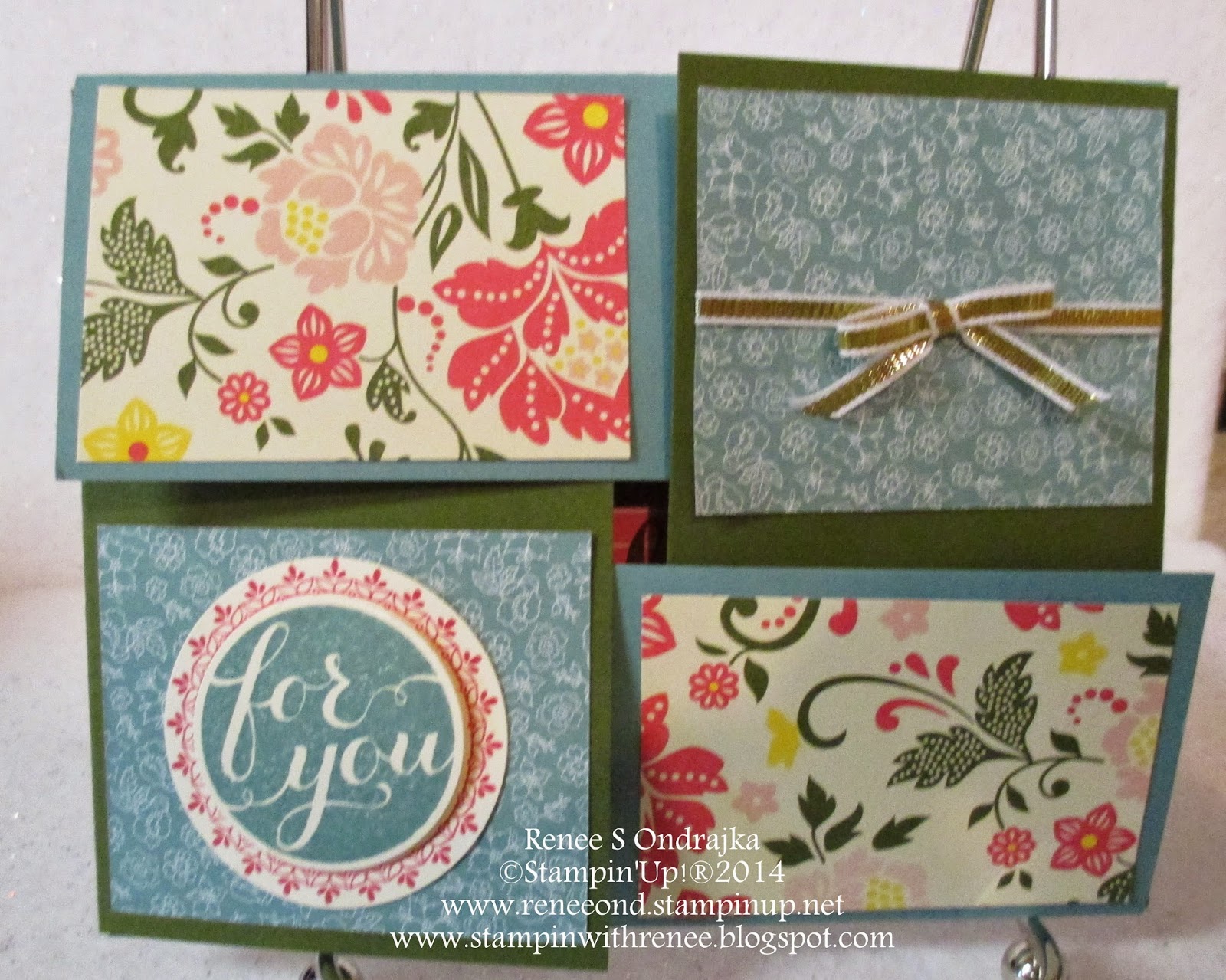 Renee's Rubber Stampin' Ramblings: Box Fold Card