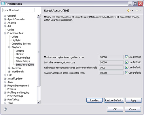 Software Testing & QTP: RFT Script Assure Recognition Algorithm