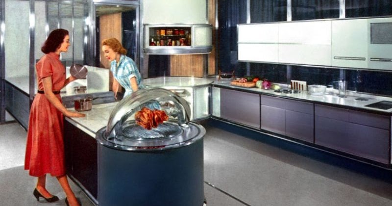 12 Retro Kitchens of the Future ~ Vintage Everyday