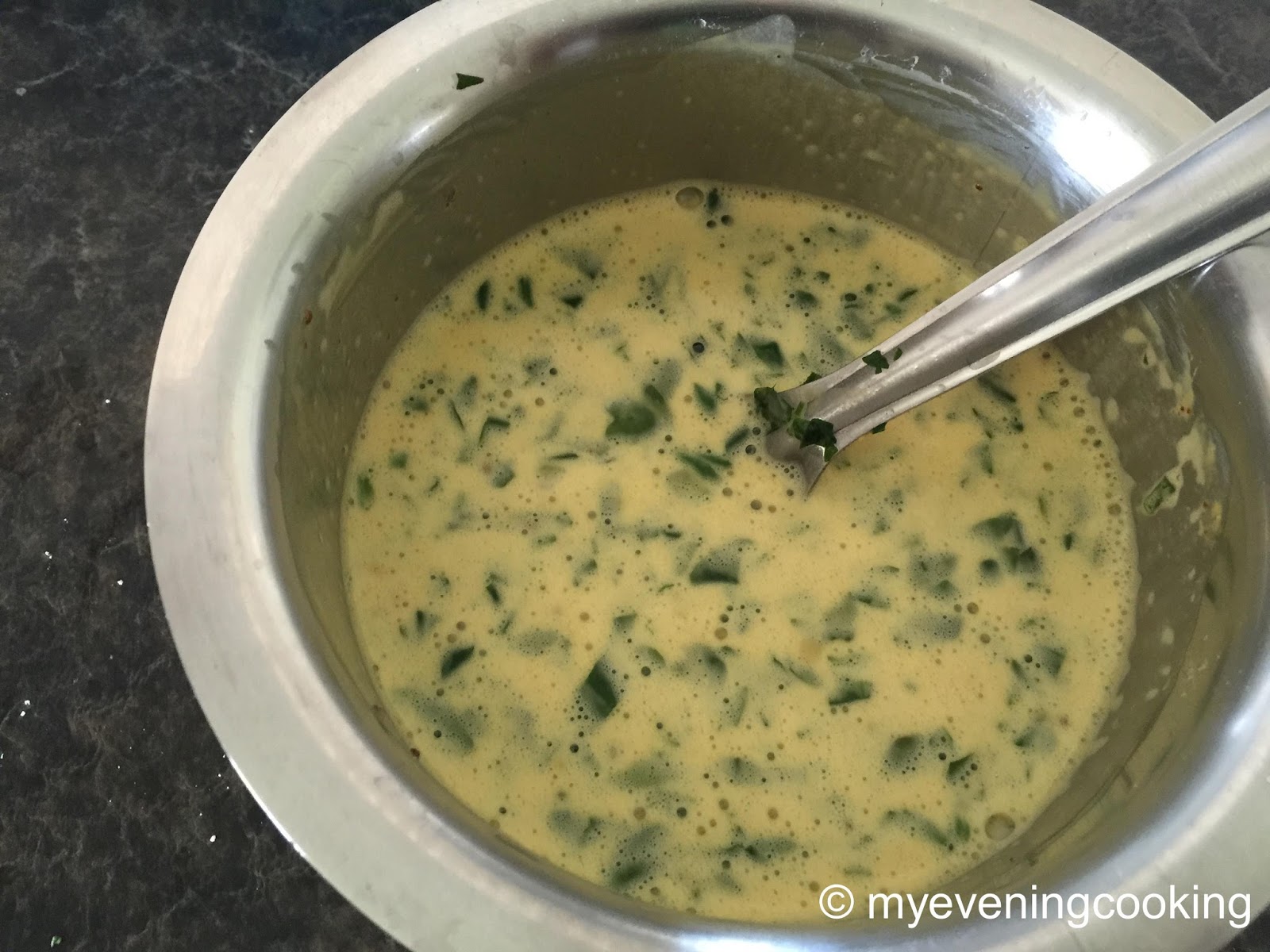 Cheese Pudla (Cheesy gram flour pancake) | My Evening Cooking