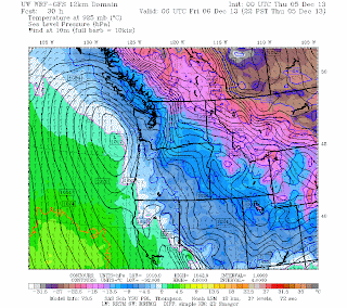 Cliff Mass Weather Blog: Cold Facts and Coastal/Oregon Snow