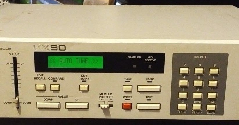MATRIXSYNTH: Akai VX90 6 Voice Analog Synthesizer Rack SN 10425-00642