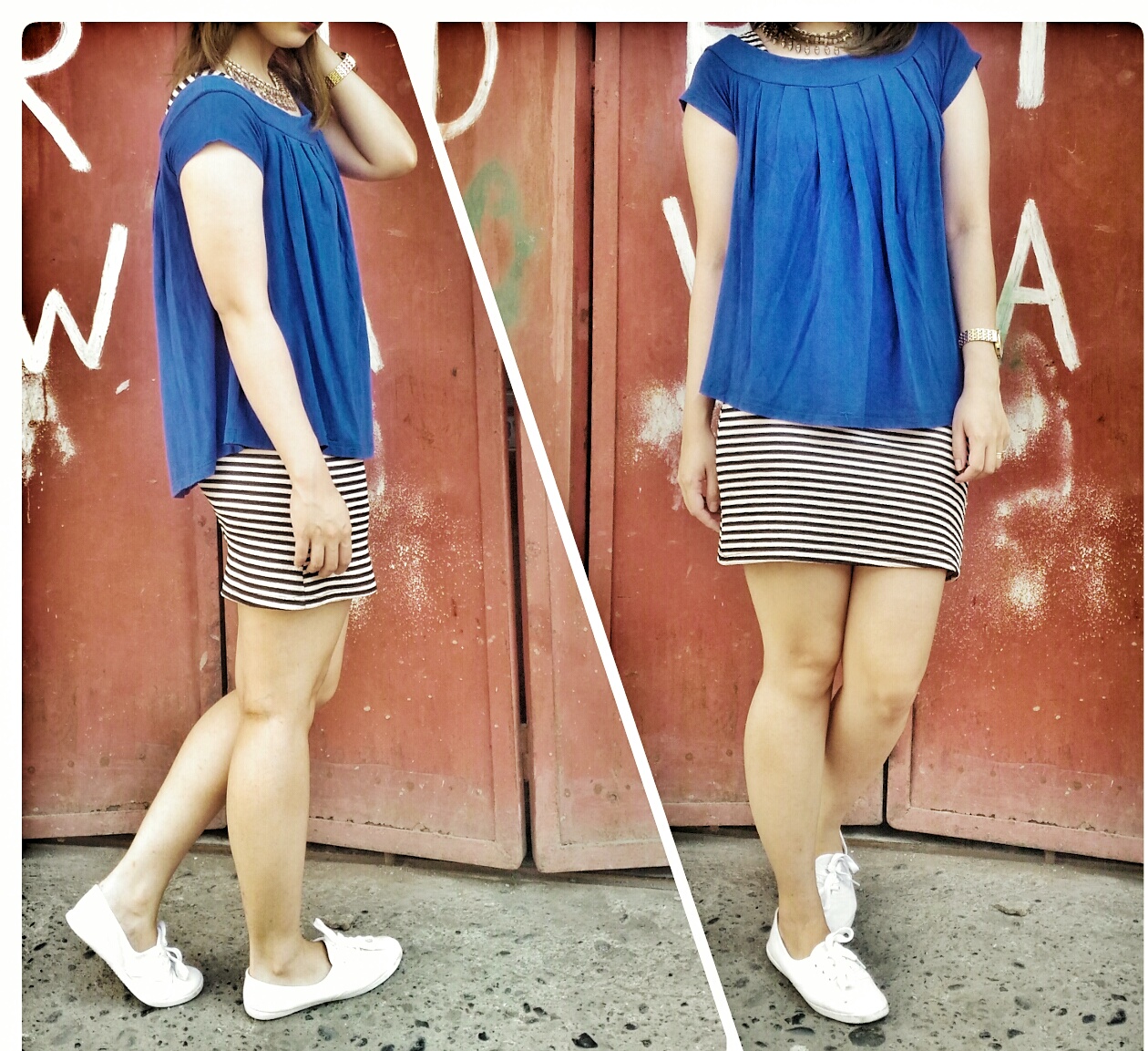 OOTD BY MRS. A | Tight Dress + Loose Top - MRS. A