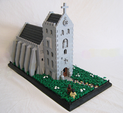 He Died For My Grins: LEGO Holy Buildings