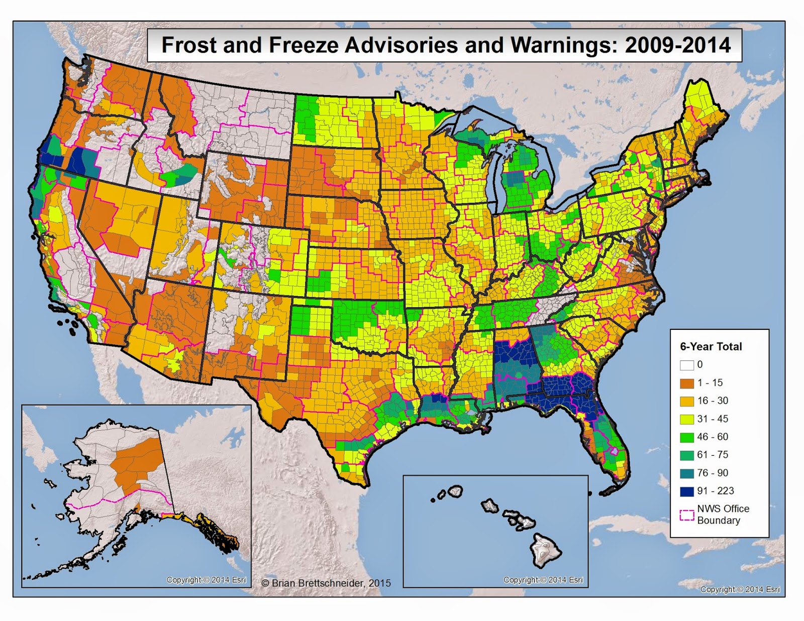 Brian Bs Climate Blog U S Winter Weather Advisories And Warnings