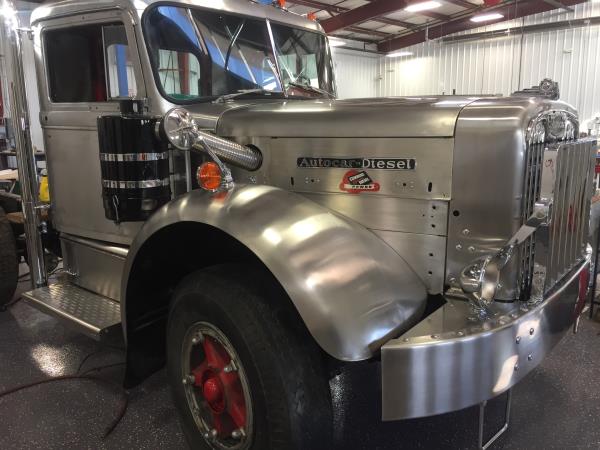 Just A Car Guy: Autocar stainless steel semi truck cab...