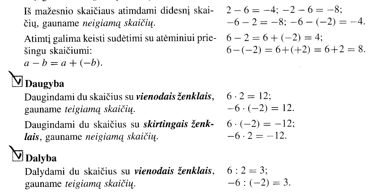 Dešimtokams: Aritmetiniai veiksmai su skaičiais (sudėtis, atimtis ...