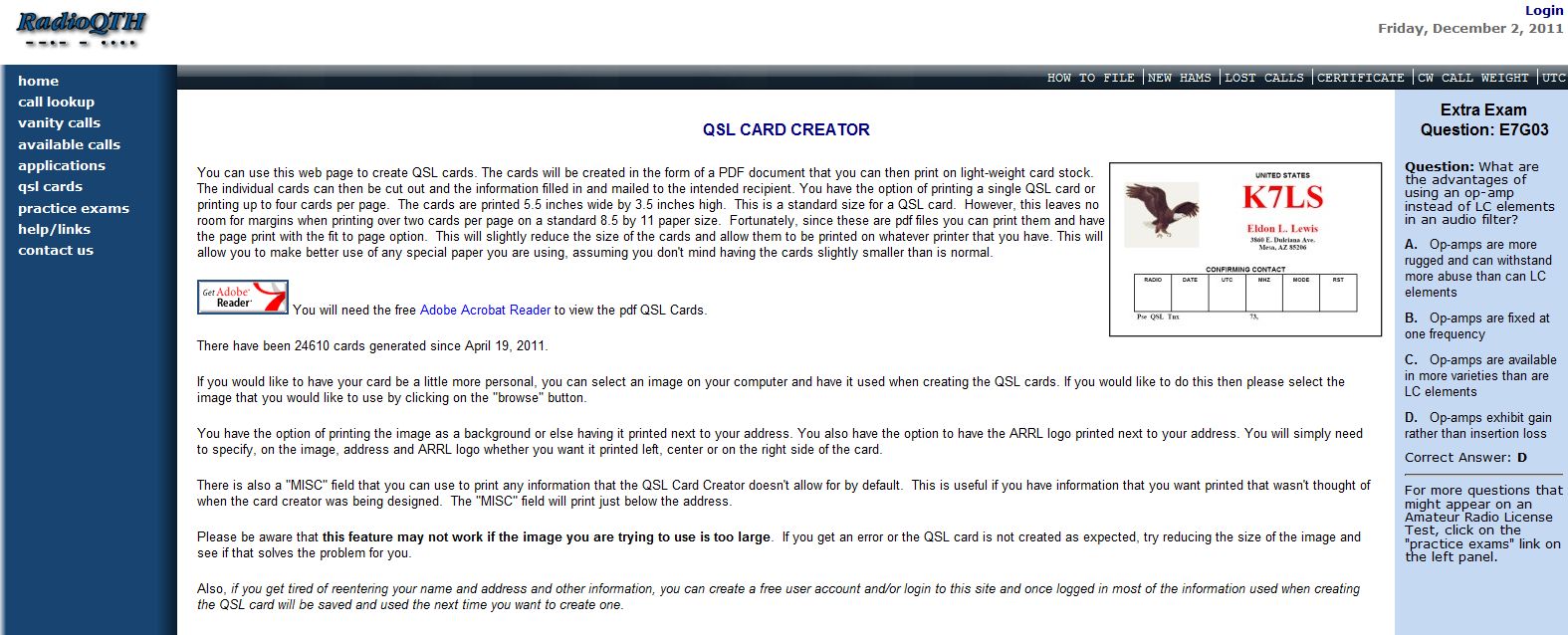 F5IRO Freddy: Radio QTH