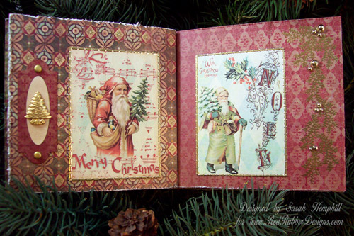 Vintage Figments: Santa Mini Album