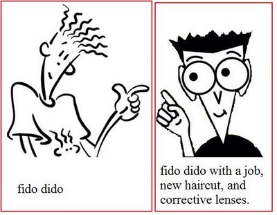 the cereal box: commercial break s between cartoons: remember fido dido?