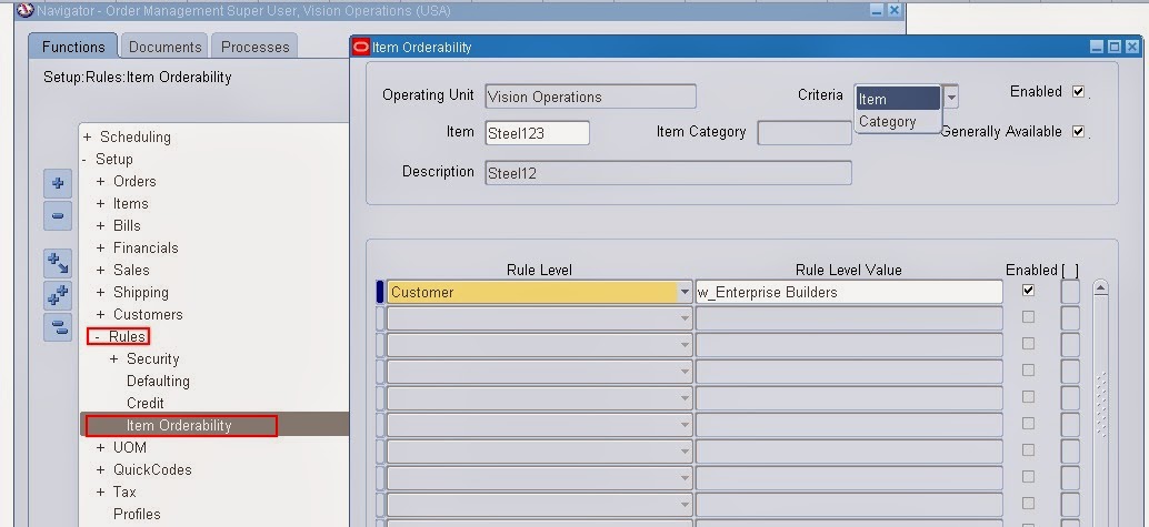 Item Orderability Rules in Order Management |Simplifying Oracle E ...