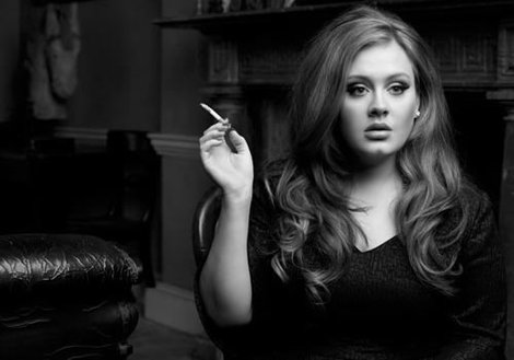Celebrity Hairstyle: Adele long hairstyles.