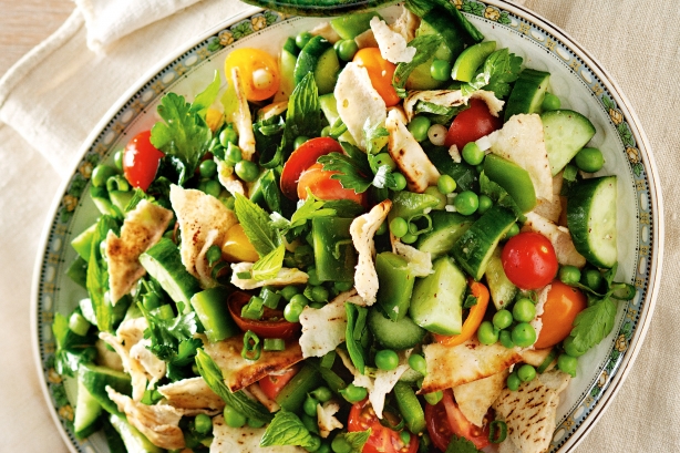 Spring fattoush recipe | LEBANESE RECIPES