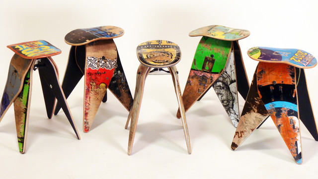 How to Recycle: Interesting Recycled Stool Chair