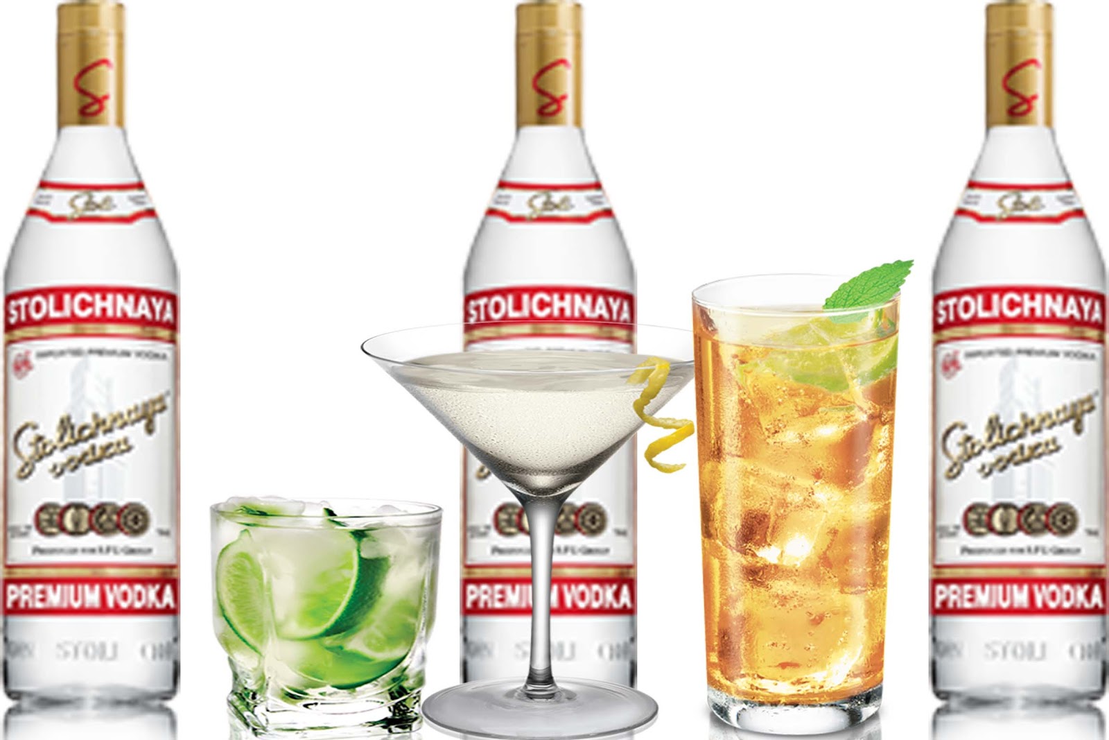 3 Cocktails con el Vodka Ruso: Stolichnaya