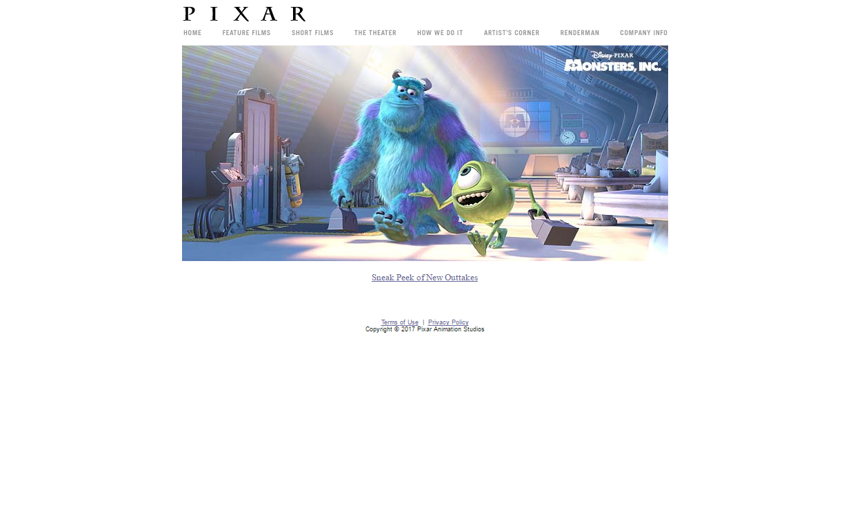 Pixar Animation apresenta novo Site - Pixar Brasil Blog