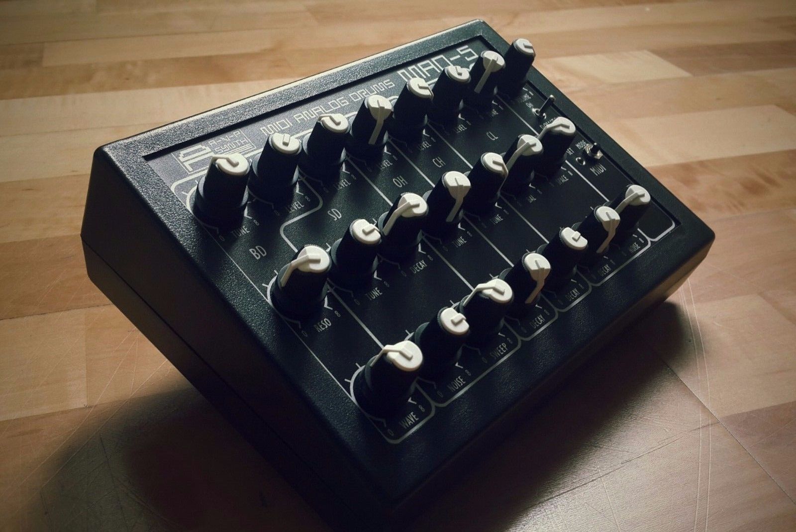 MATRIXSYNTH: AVP Synth MAD-5 MIDI Analog Drums Now Available